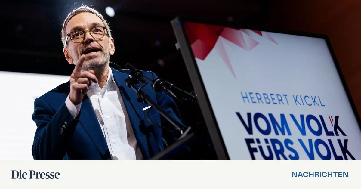 Herbert Kickl: Ein Volkstribun mit Kontaktstörung – DiePresse.com